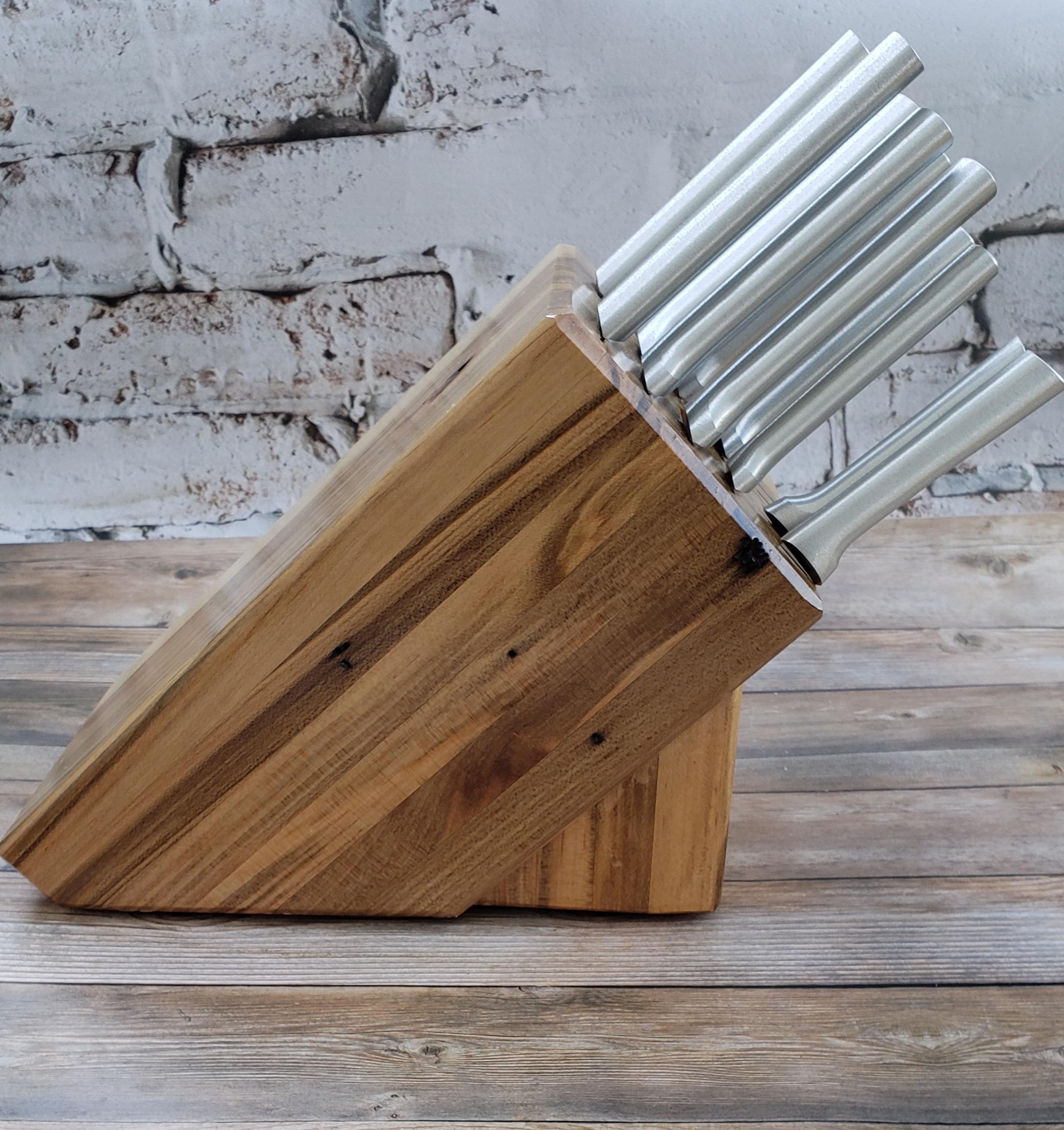 Ambrosia Maple Deluxe Knife Block Set - Homestead Treasures