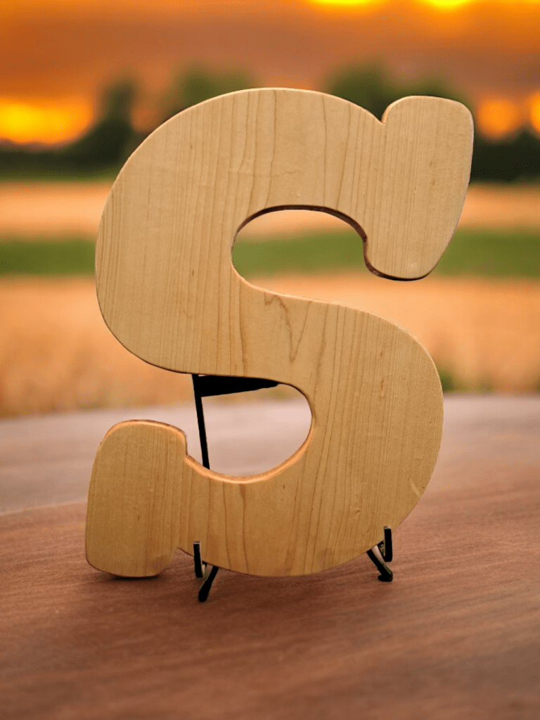 Custom Made Hardwood Letter Board - Homestead Treasures